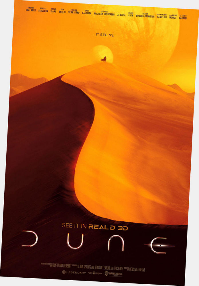 Dune Movie Poster 24"x36" 24x36 - Bad Dog Posters